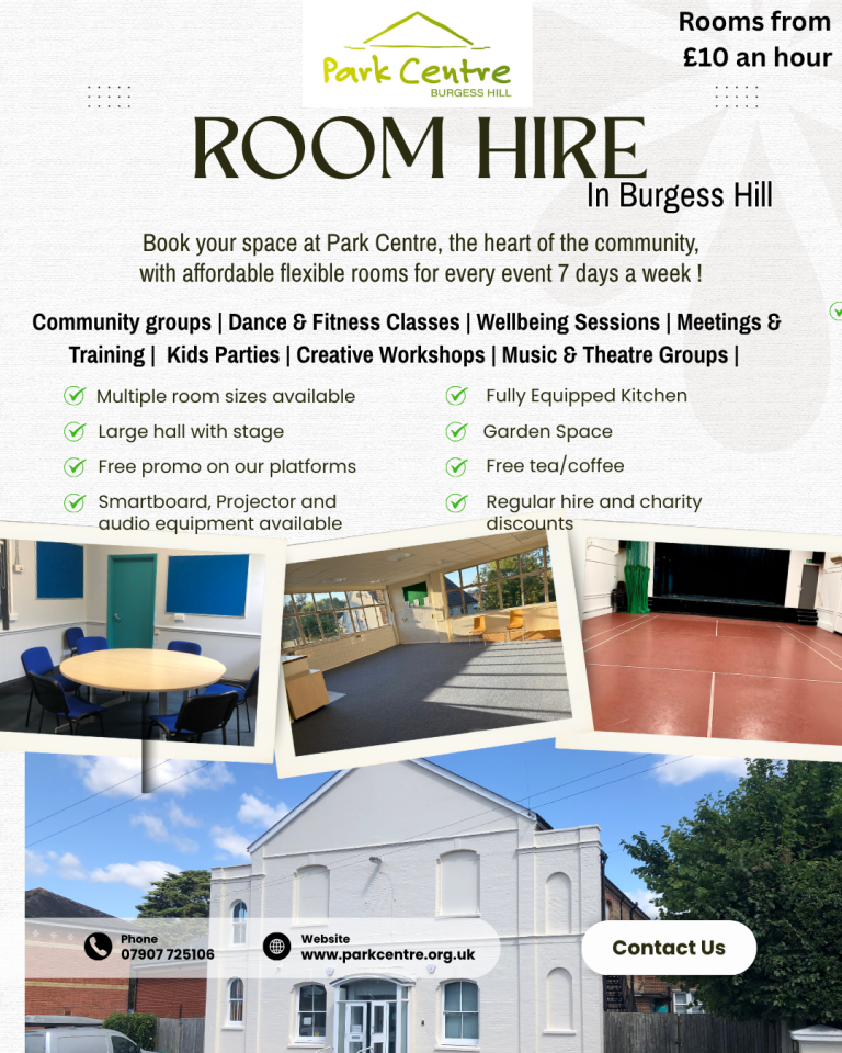 Your Community Hub in Burgess Hill – Rooms and Halls Available for Hire ...